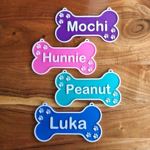 Personalized Dog Crate Sign, Custom Kennel Nameplate, Toy Box Sign ...
