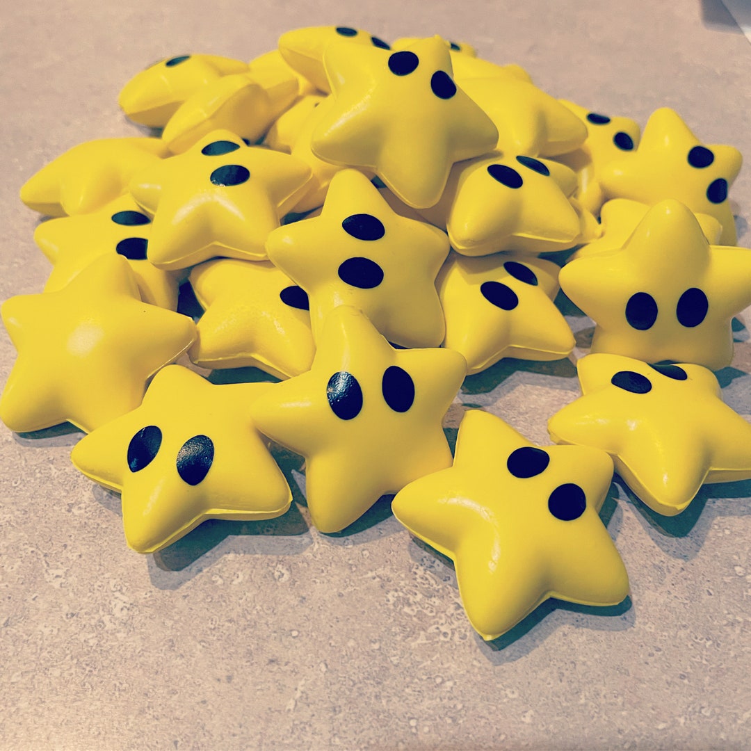 Super Mario Star Stress Balls - Etsy