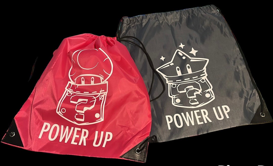 Super Mario Drawstring Backpack - Etsy