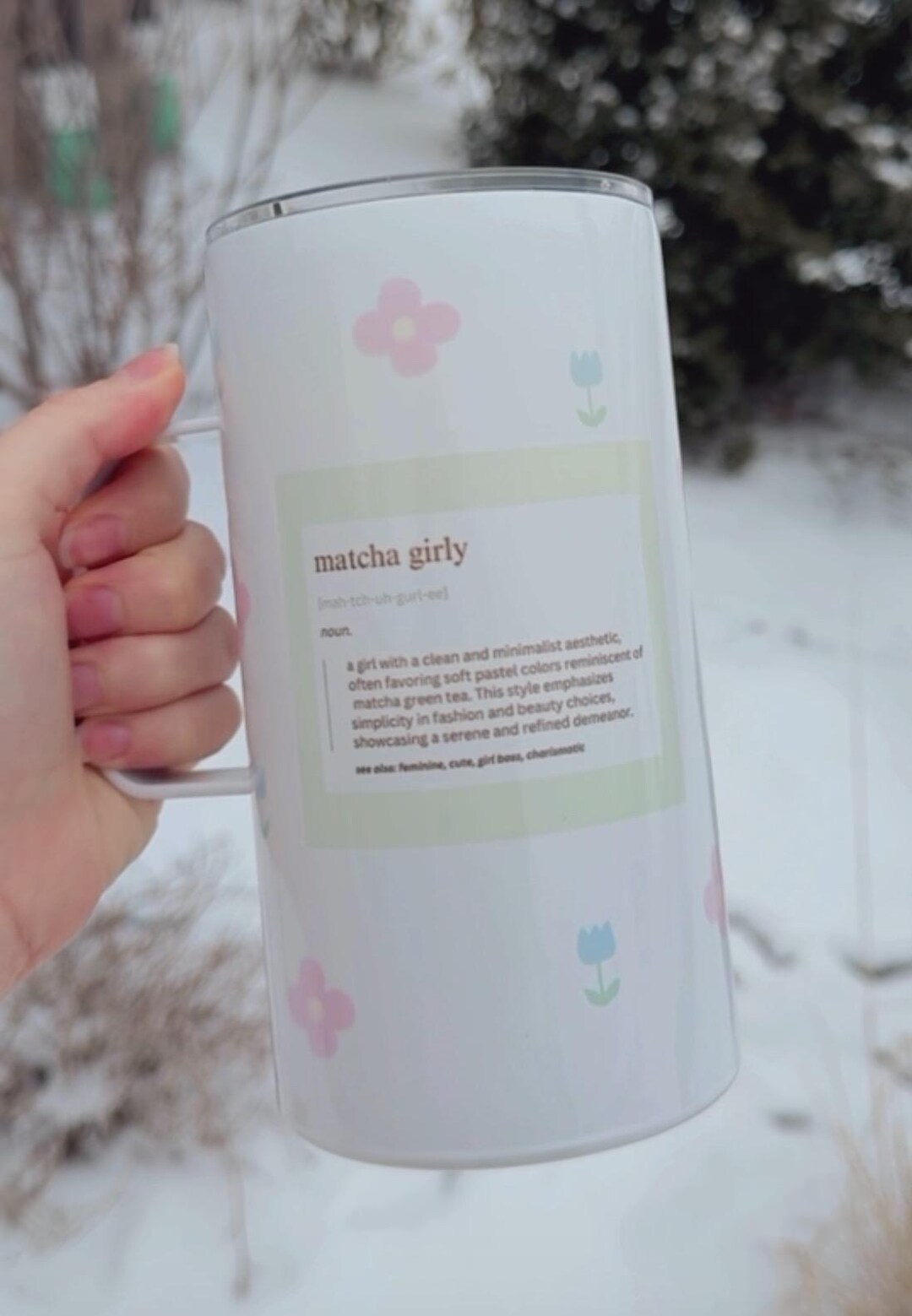Matcha Girly Definition Tumblr 24oz - Etsy