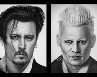 Johnny Depp Wall Collage - Etsy