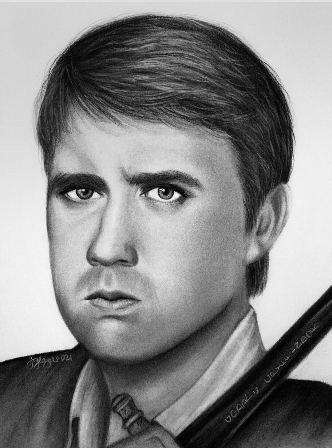 Neville Longbottom Charcoal Drawing 8.5 X 11 Professional - Etsy