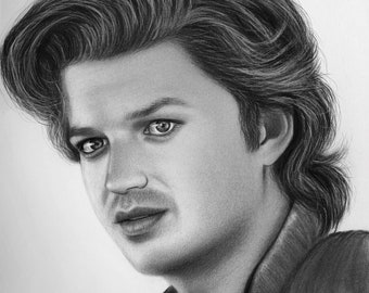 Steve Harrington Drawing - Etsy