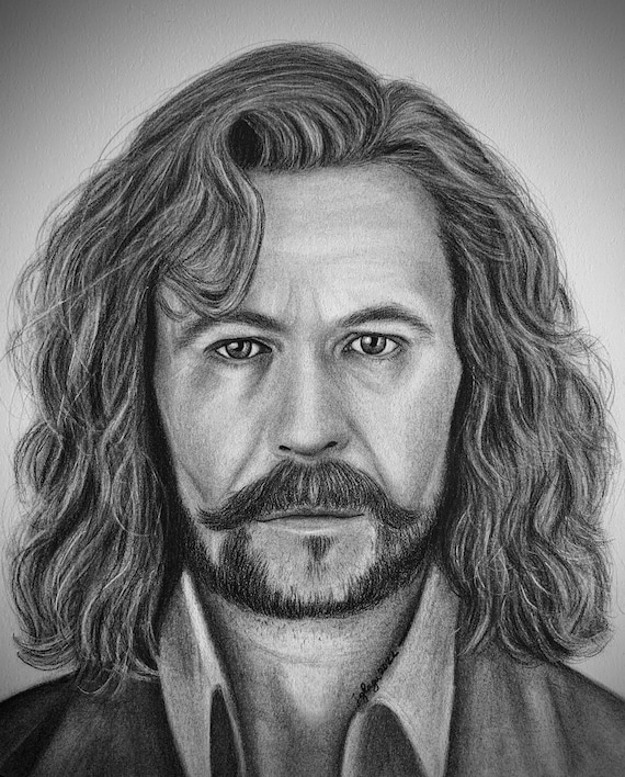 Sirius Black From Harry Potter Charcoal Drawing 8.5 X 11 - Etsy UK