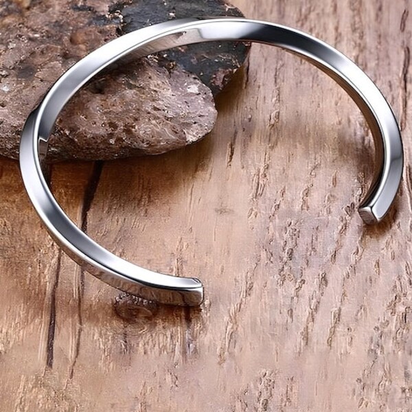 Solid Silver Cuff - Etsy
