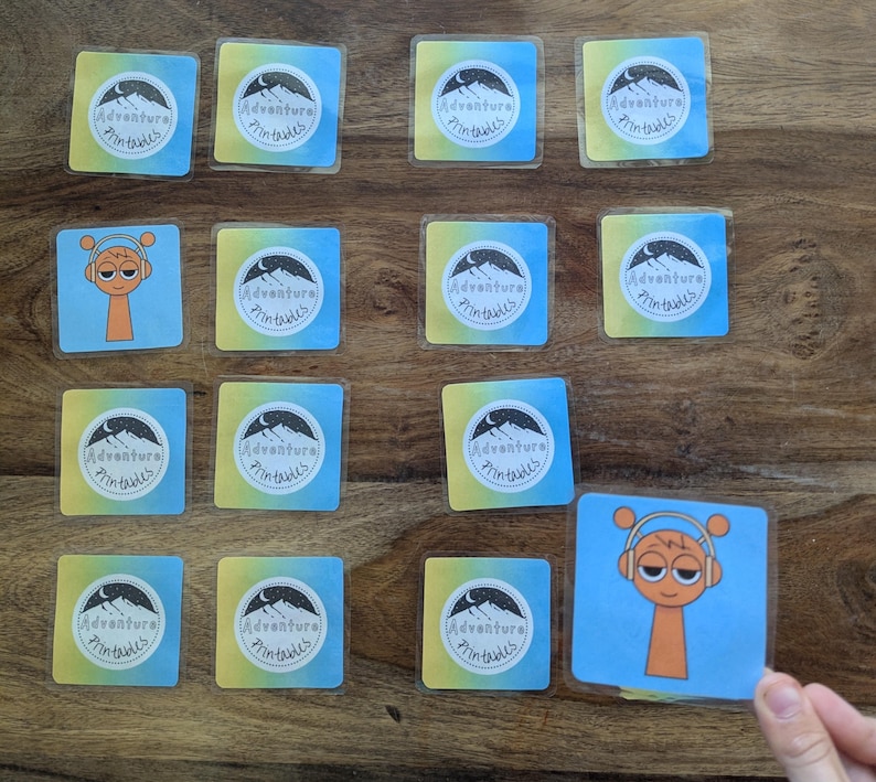Sprunki Memory Game Cards • PDF - Etsy