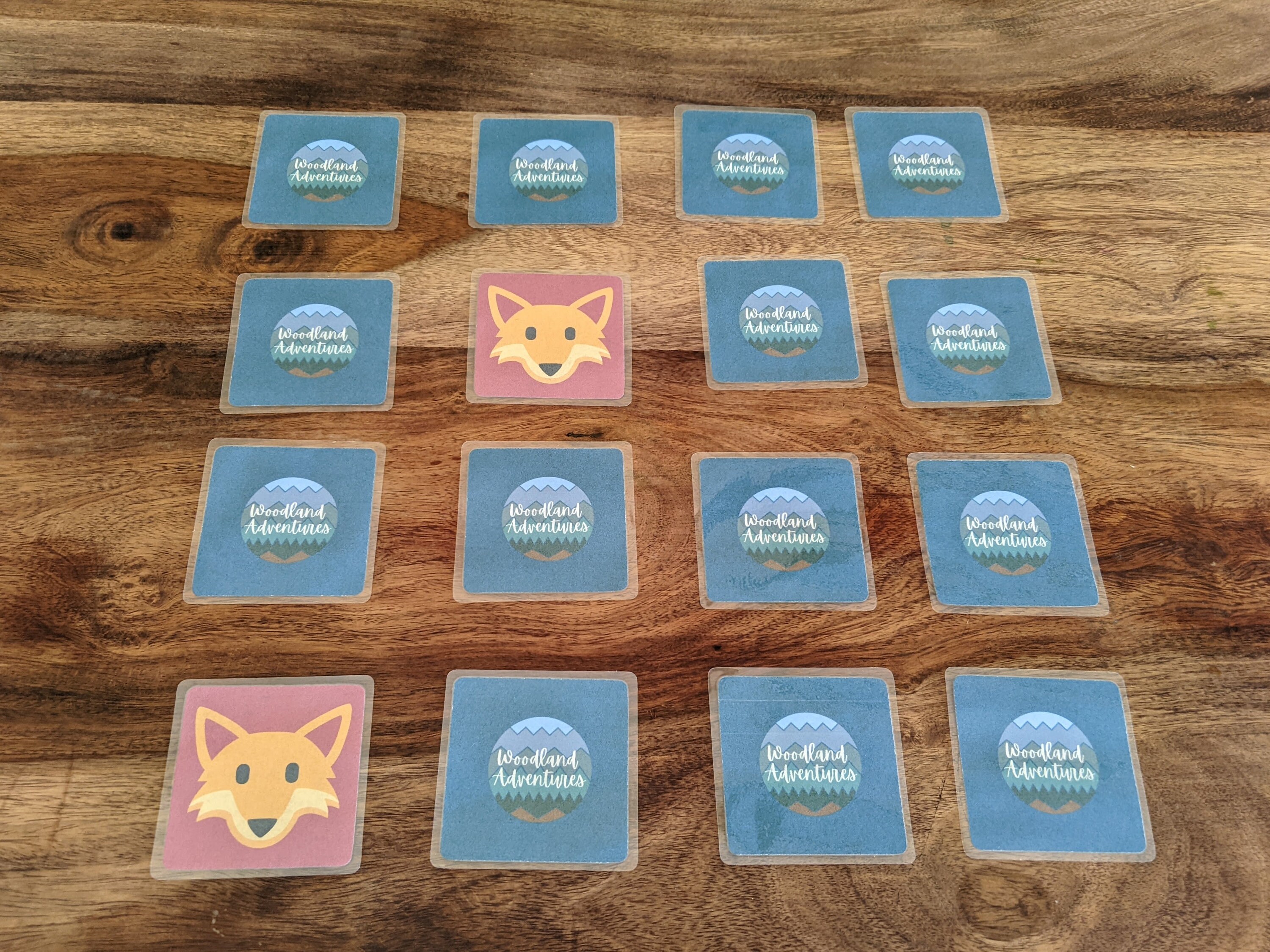 Memory Card Game Woodland PDF Printable - Etsy