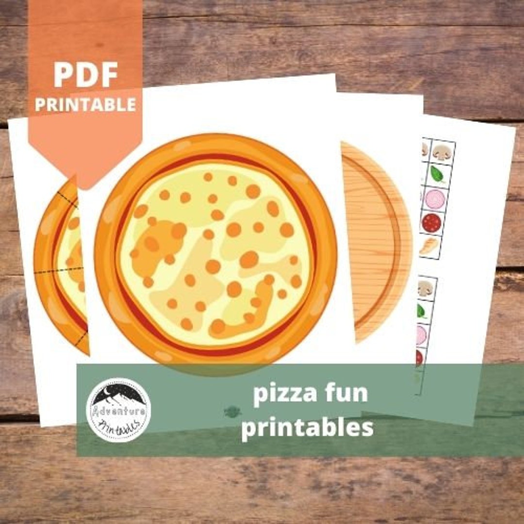 Pizza Learning Fun Printables • Language Building & Playful Learning ...