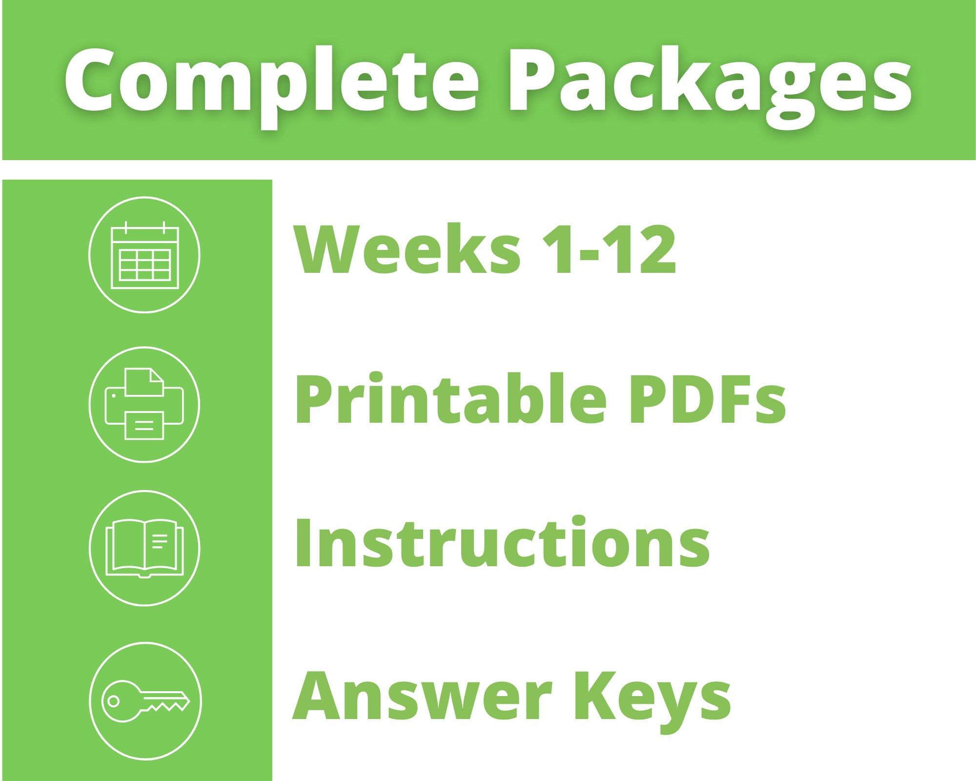 Cycle 1 Science Classical Weekly Worksheets Weeks 1-12 - Etsy