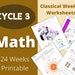Cycle 2 - Science - Classical Weekly Worksheets - Weeks 1-12 - Etsy
