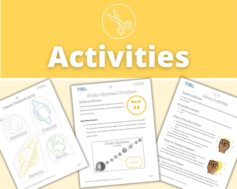 Cycle 2 - Science - Classical Weekly Worksheets - Weeks 1-12 - Etsy