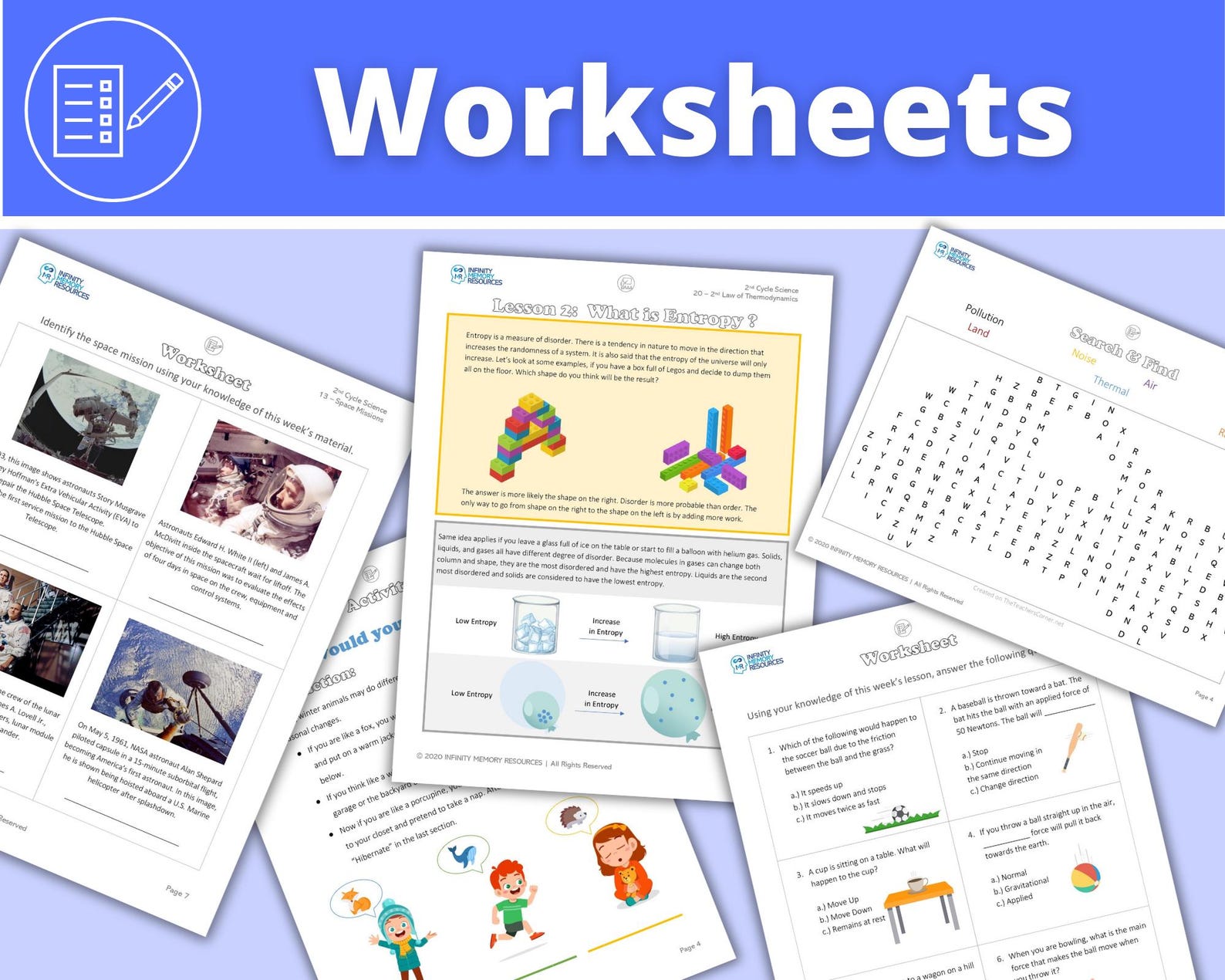 Cycle 2 - Science - Classical Weekly Worksheets - 24 Weeks - Etsy