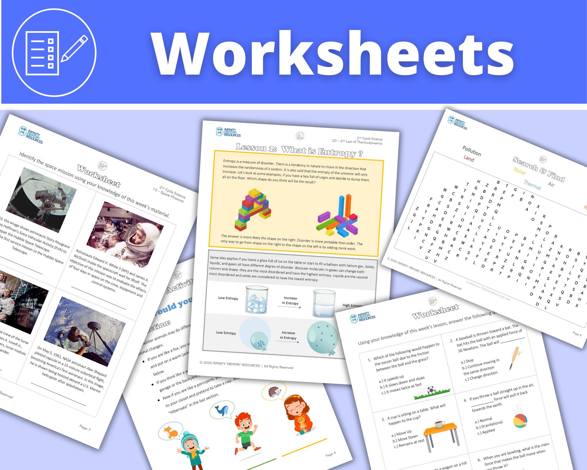 Cycle 2 - Science - Classical Weekly Worksheets - 24 Weeks - Etsy