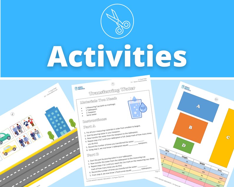 Cycle 1 Math Classical Weekly Worksheets 24 Weeks - Etsy