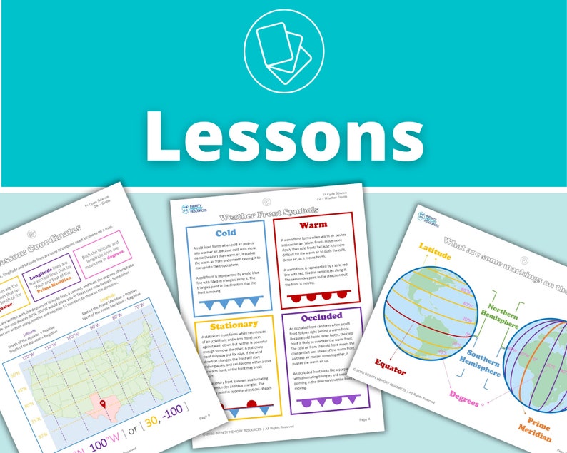 Cycle 1 - Science - Classical Weekly Worksheets - Weeks 13-24 - Etsy