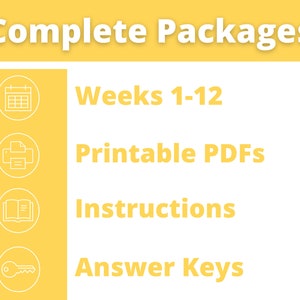 Cycle 2 - Science - Classical Weekly Worksheets - Weeks 1-12 - Etsy