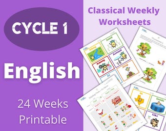 Cycle 1 - Science - Classical Weekly Worksheets - 24 Weeks - Etsy