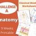 Challenge A Anatomy Classical Weekly Worksheets 9 Weeks - Etsy