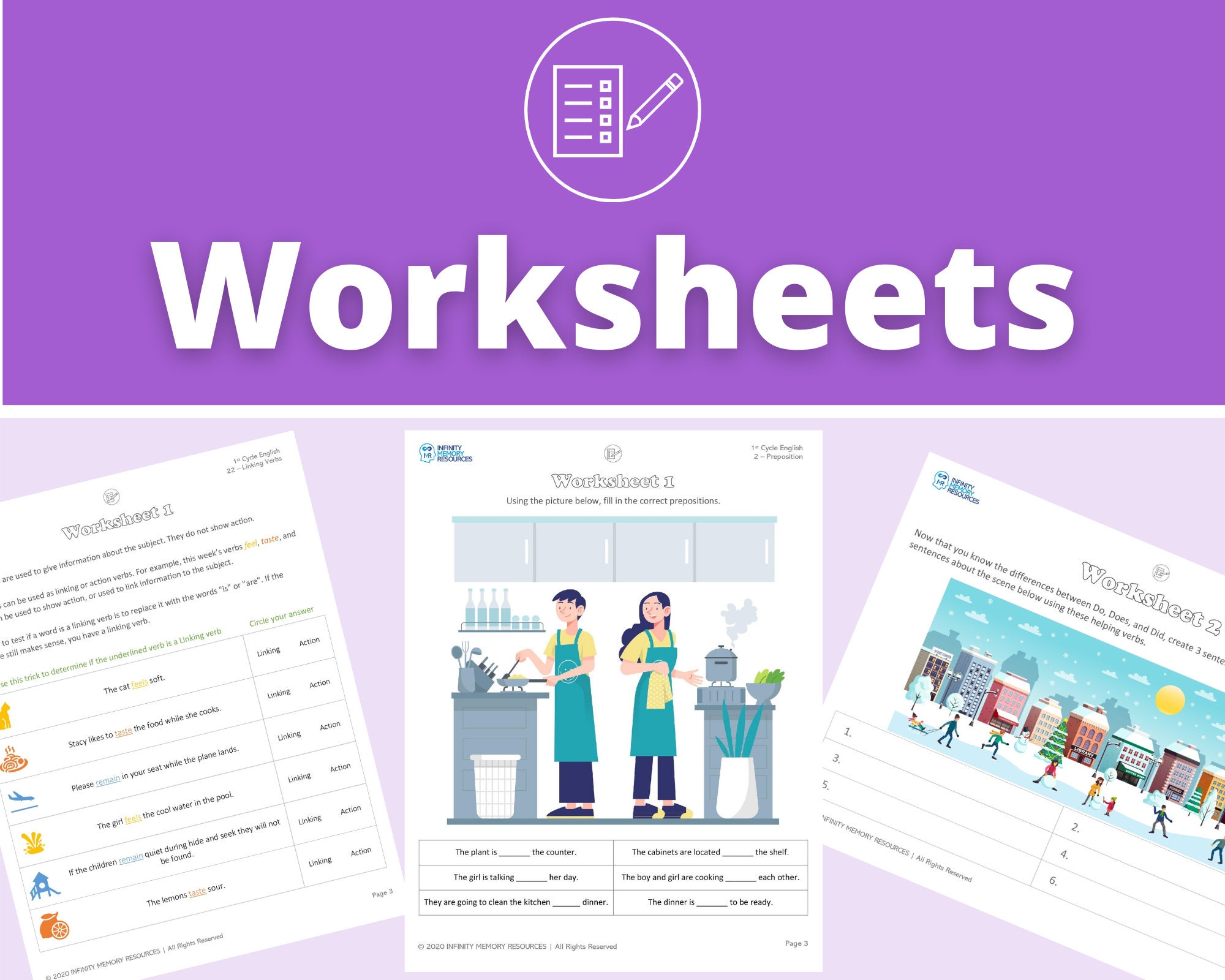 Cycle 1 English Classical Weekly Worksheets 24 Weeks - Etsy