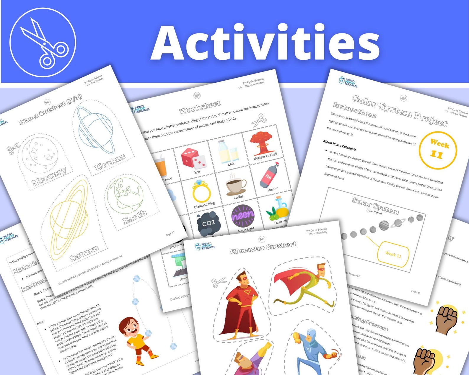 Cycle 2 - Science - Classical Weekly Worksheets - 24 Weeks - Etsy