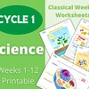 Challenge A - Anatomy - Classical Weekly Worksheets - 9 Weeks - Etsy