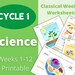 Cycle 1 - Science - Classical Weekly Worksheets - Weeks 1-12 - Etsy