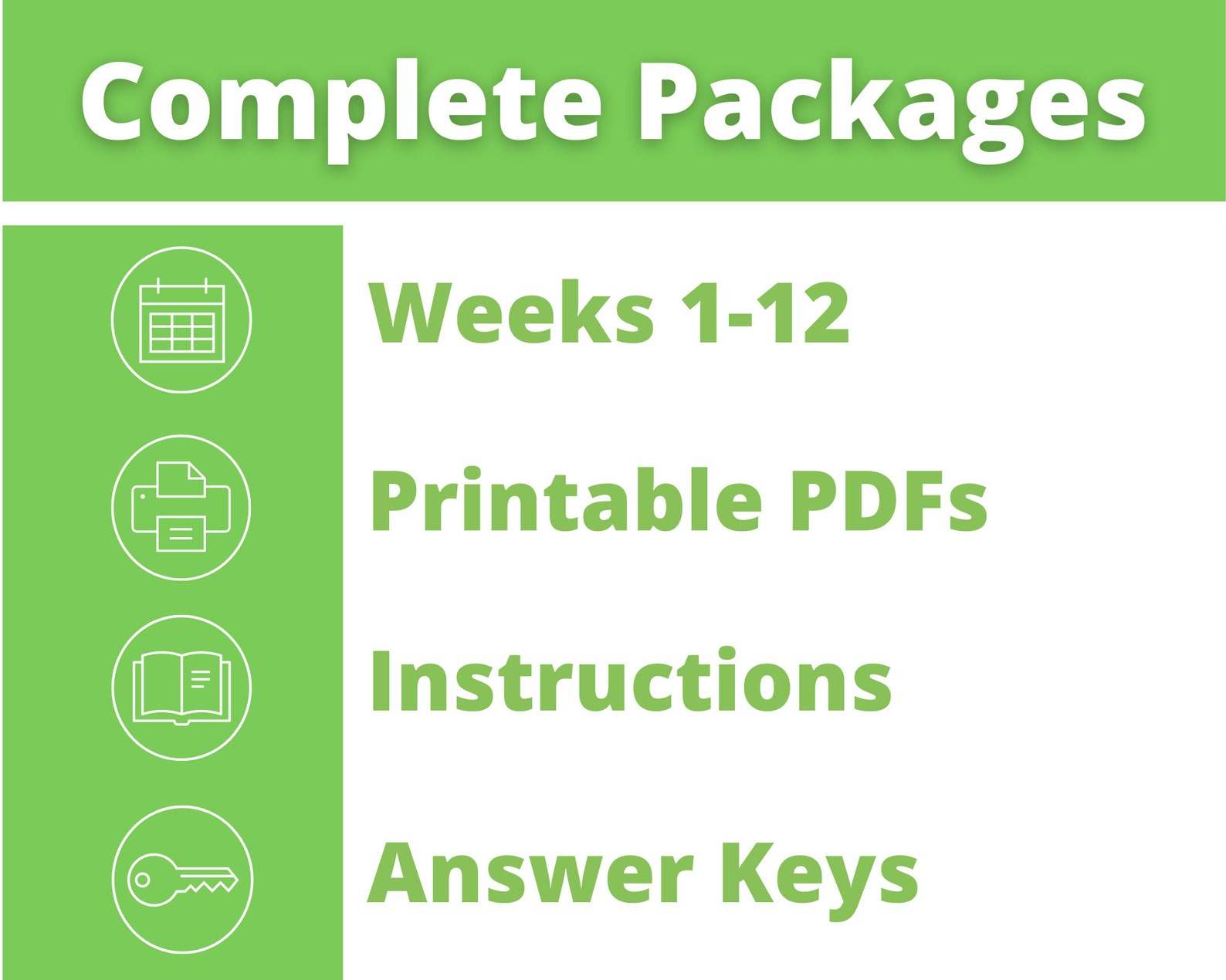 Cycle 1 Science Classical Weekly Worksheets Weeks 1-12 - Etsy