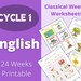 Challenge A - Anatomy - Classical Weekly Worksheets - 9 Weeks - Etsy