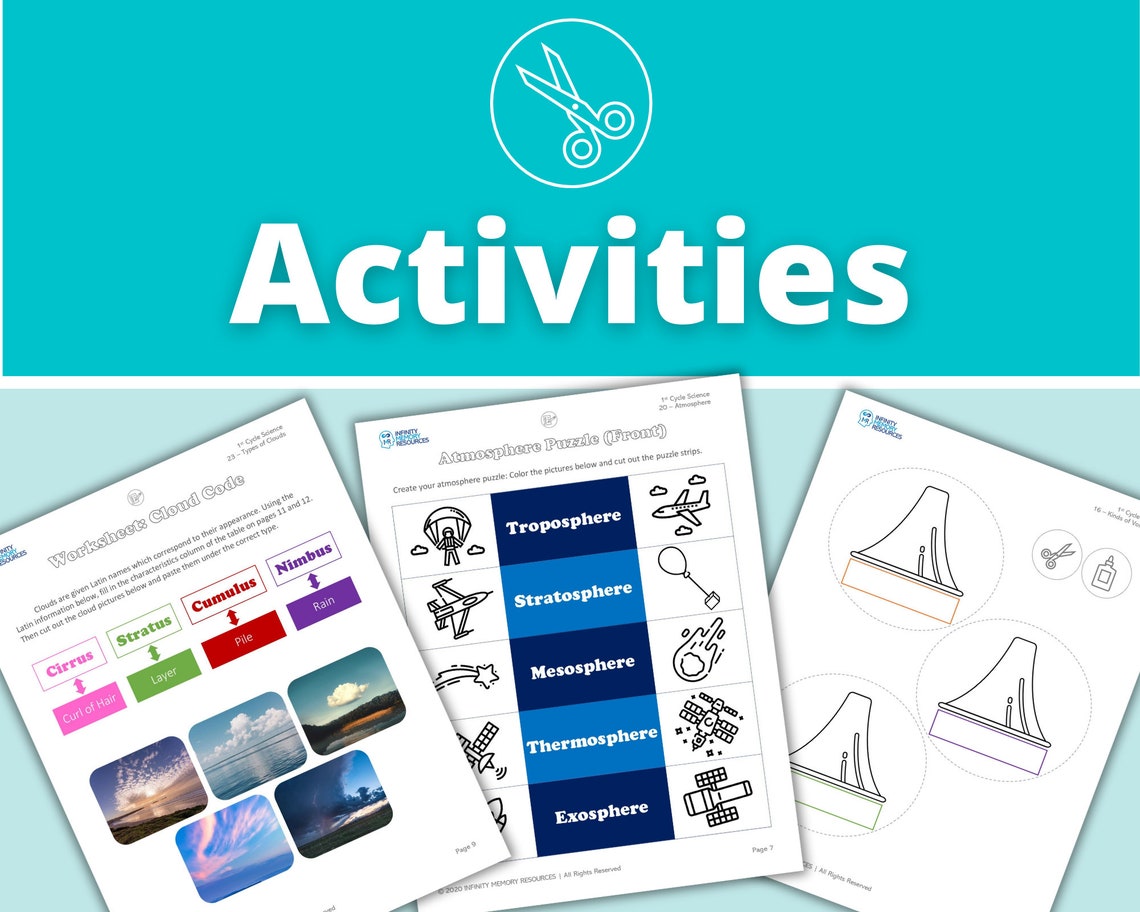 Cycle 1 - Science - Classical Weekly Worksheets - Weeks 13-24 - Etsy