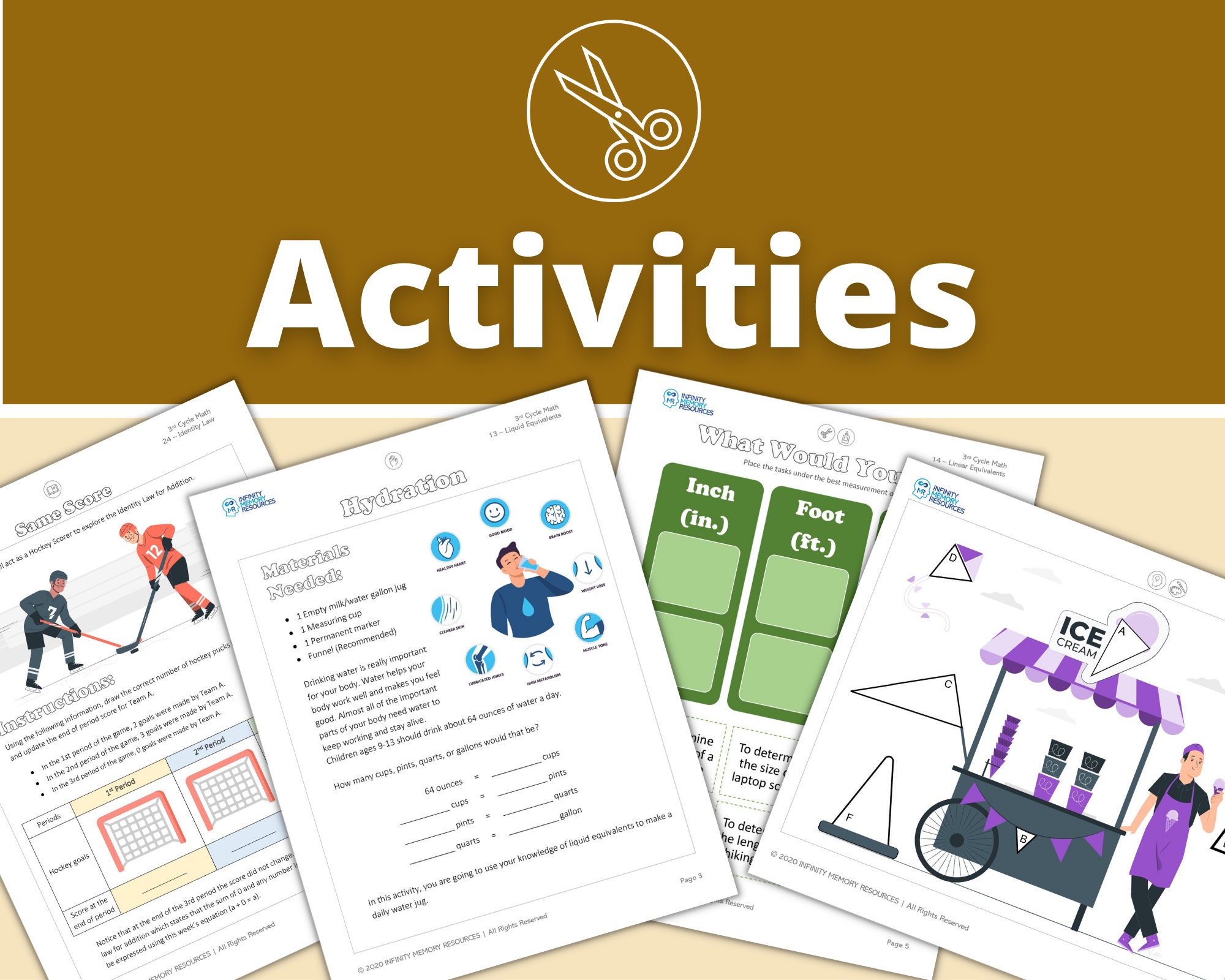 Cycle 3 Math Classical Weekly Worksheets 24 Weeks - Etsy