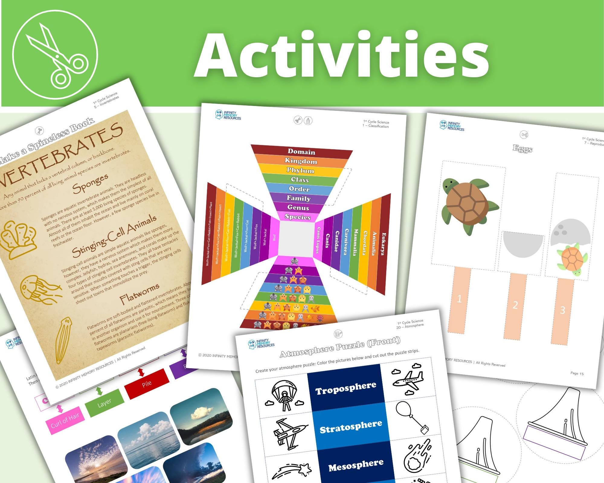 Cycle 1 - Science - Classical Weekly Worksheets - 24 Weeks - Etsy