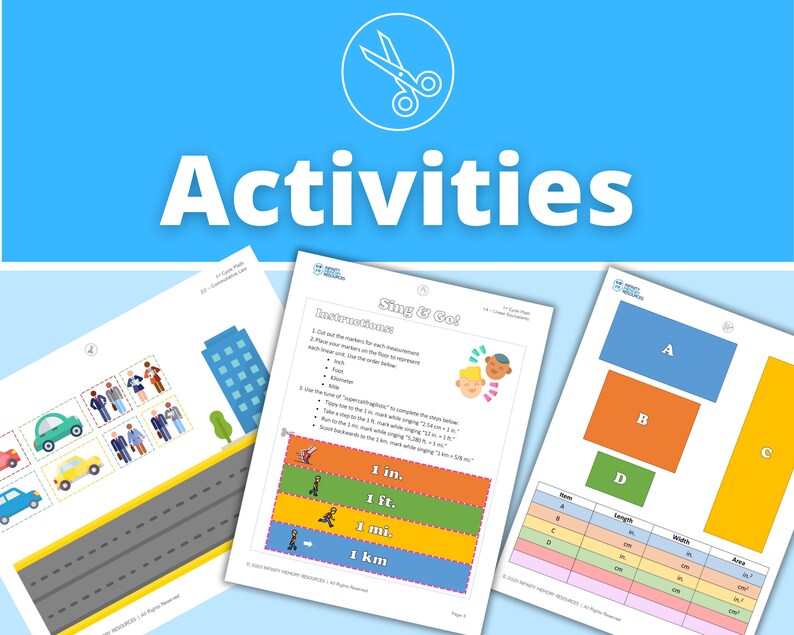 Cycle 1 - Math - Classical Weekly Worksheets - 24 Weeks - Etsy