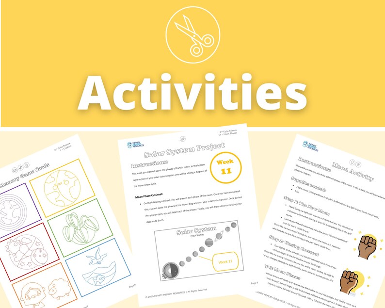Cycle 2 Science Classical Weekly Worksheets Weeks 1-12 - Etsy