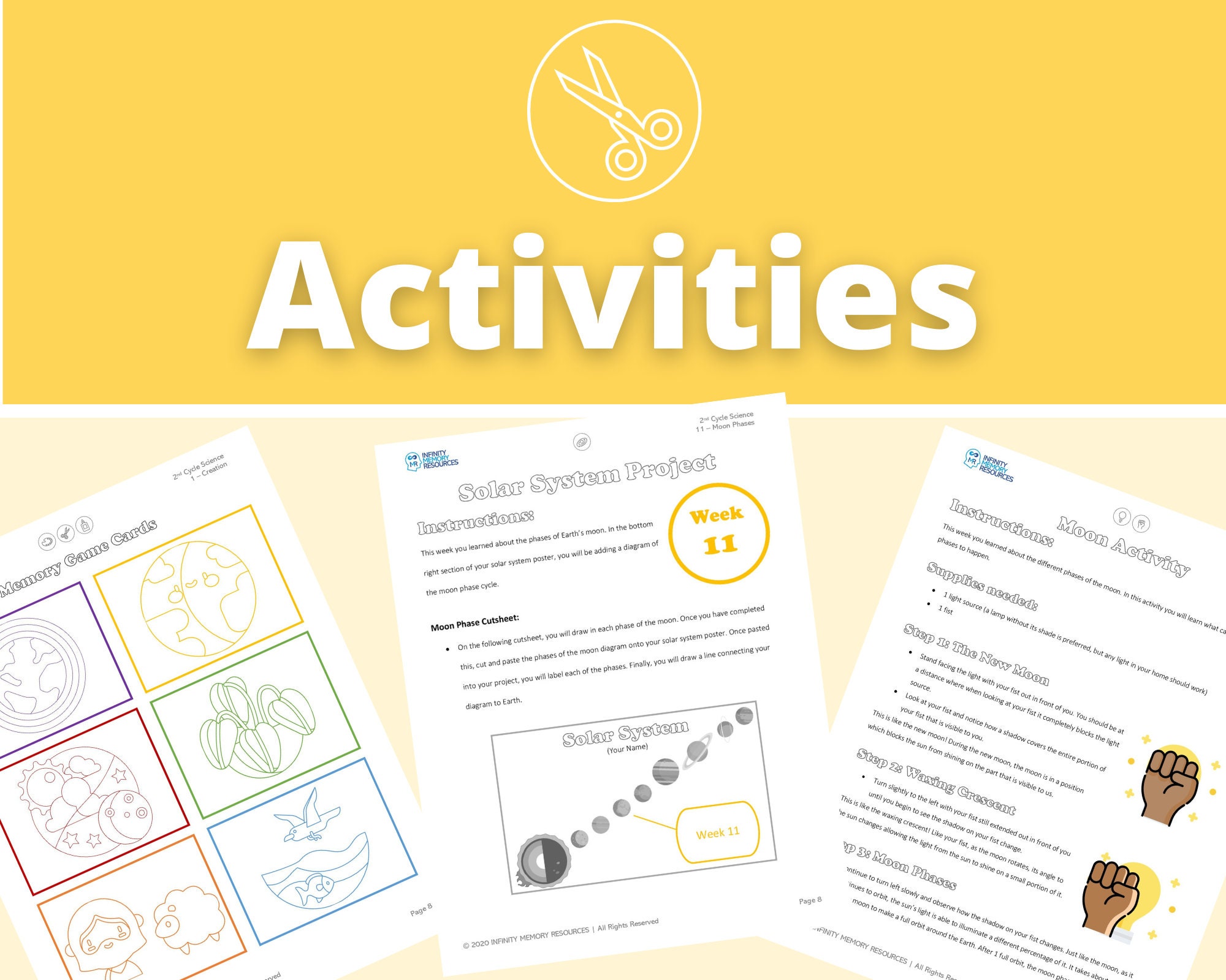Cycle 2 Science Classical Weekly Worksheets Weeks 1-12 - Etsy