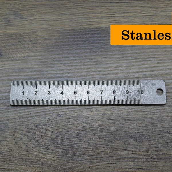 Metal Ruler - Etsy