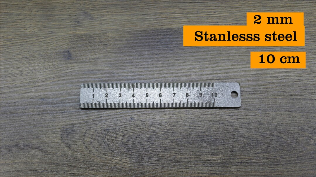 Stainless Steel Measuring Tool, Stainless Steel Ruler, Scale Metal ...