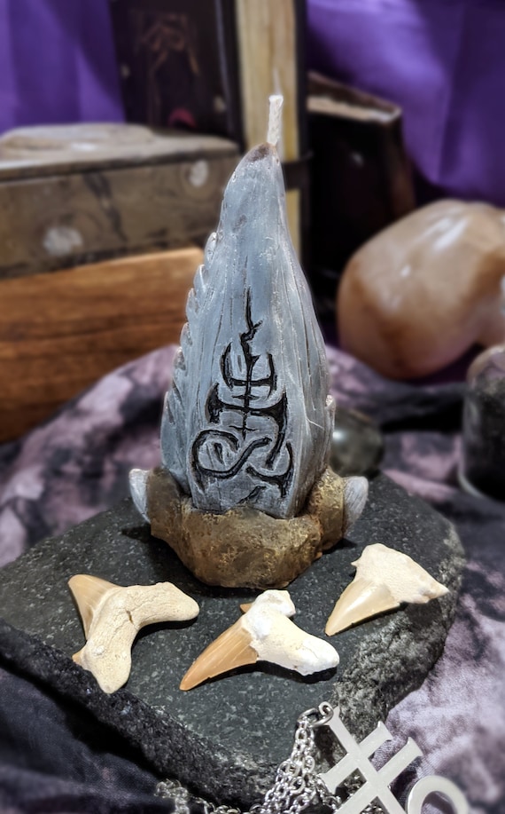 Fossil Fang of Leviathan Candle | Etsy UK