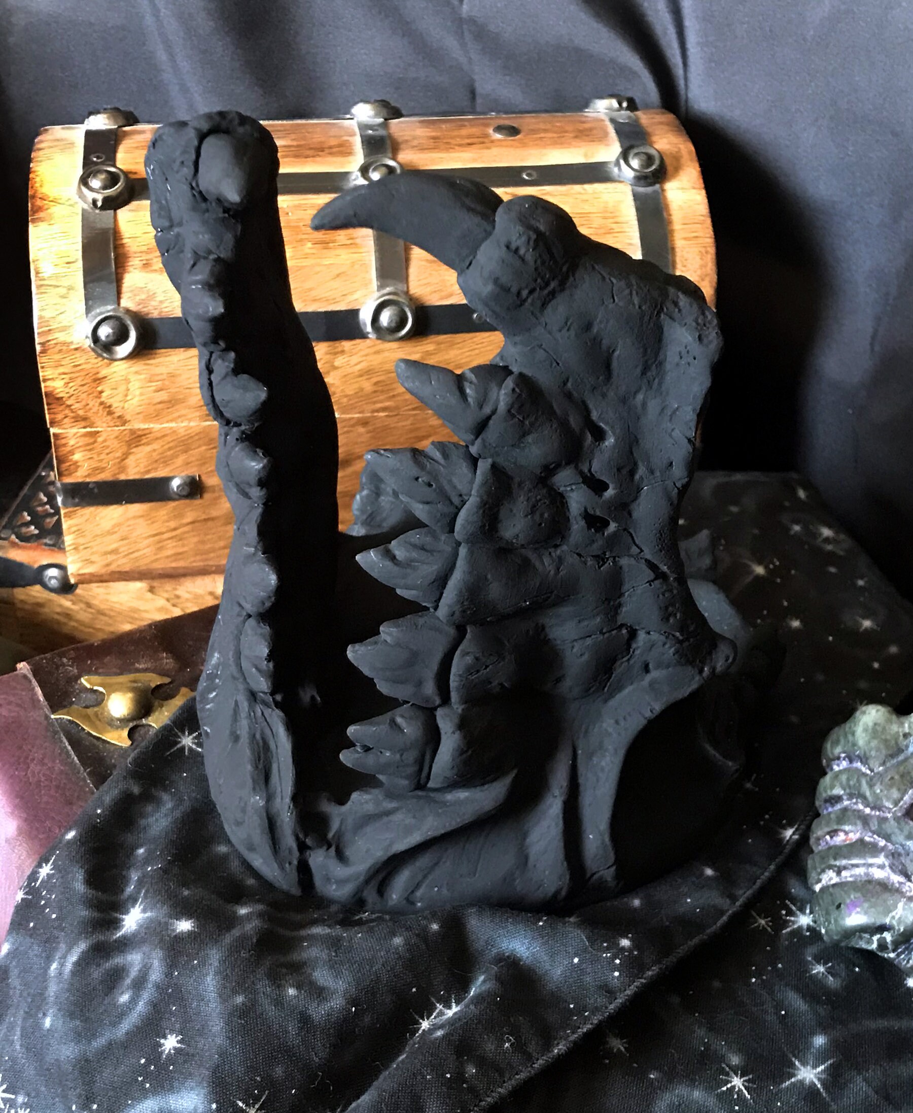 Resin Altar Demonic Vampire Ritual Mandible Display Shelf - Etsy
