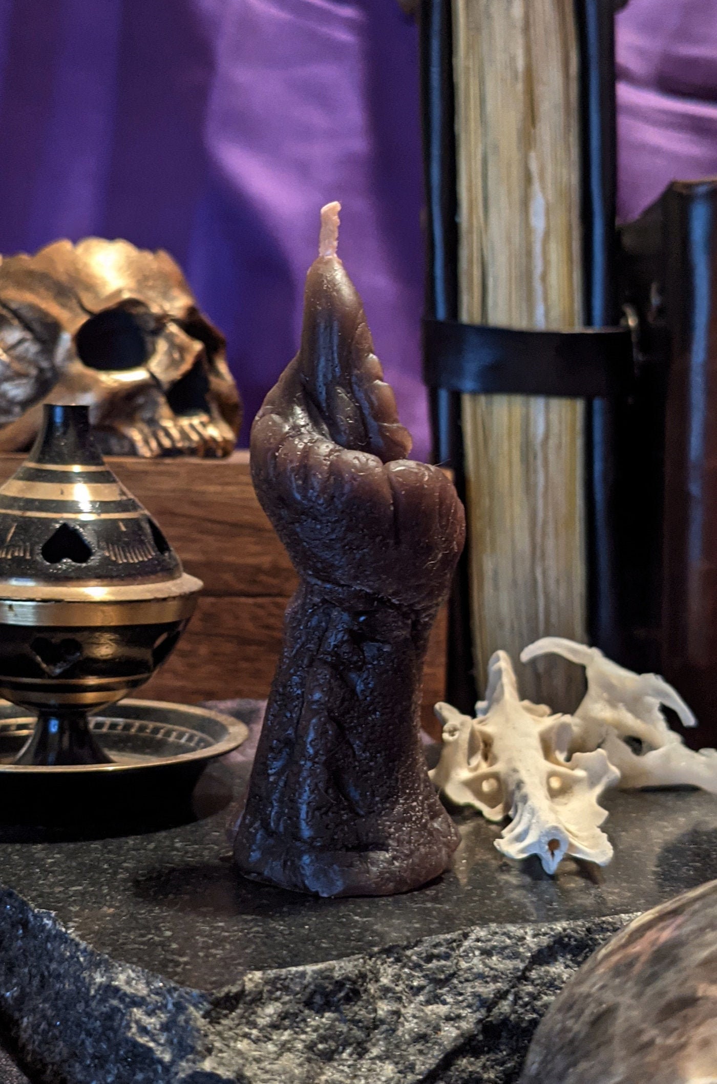 Medium Ritual Binding Spell Spiral Tongue Tentacle Candle - Etsy UK