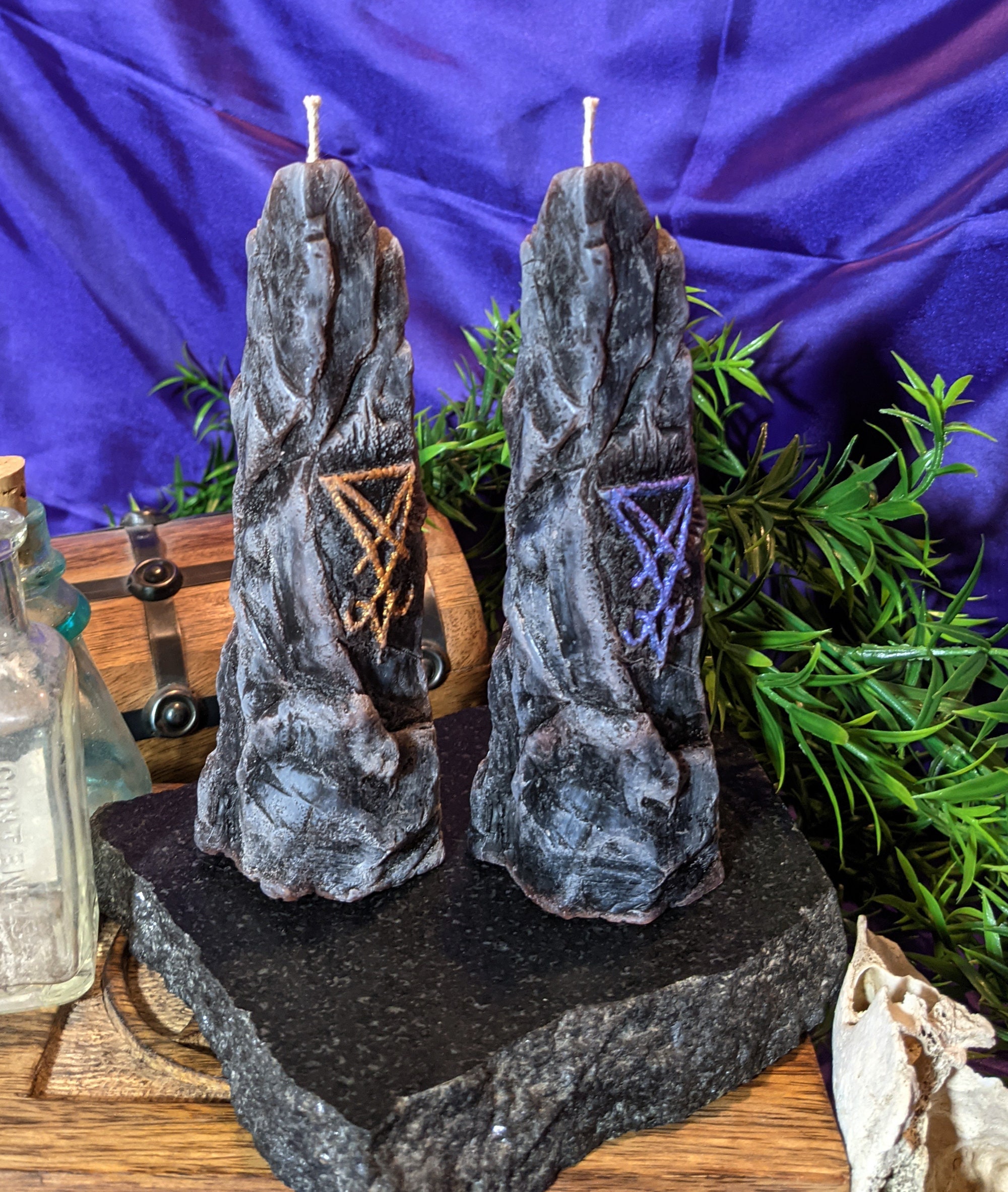 Lucifer Stone Tower Ritual Pact Candle - Etsy