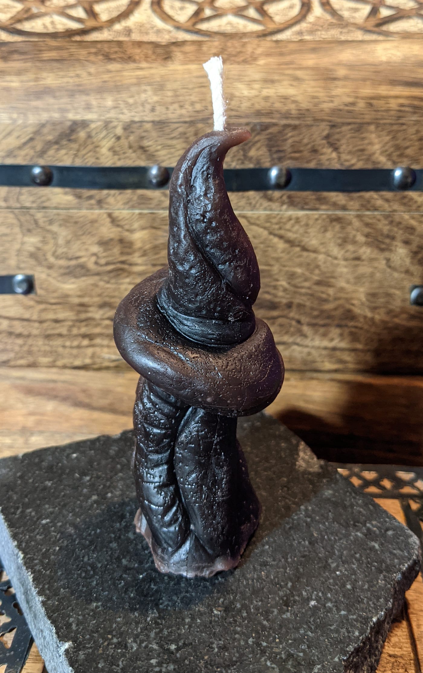 Large Ritual Binding Black Spell Spiral Tongue Tentacle Candle - Etsy ...