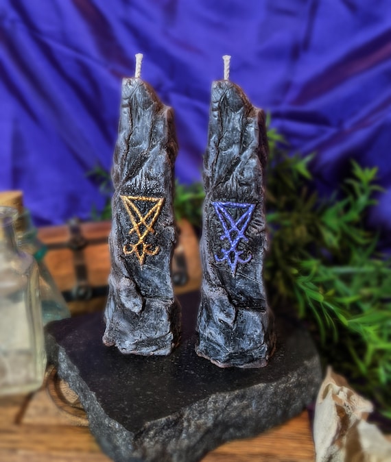 Lucifer Stone Tower Ritual Pact Candle | Etsy
