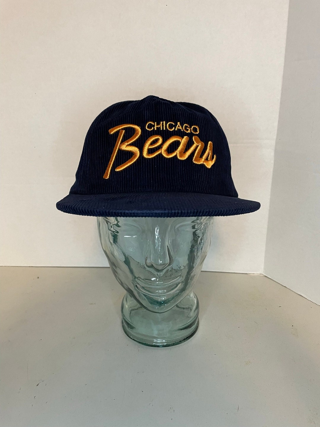 Vintage Style Chicago Bears Corduroy Hat Snap Back Clark Griswold ...