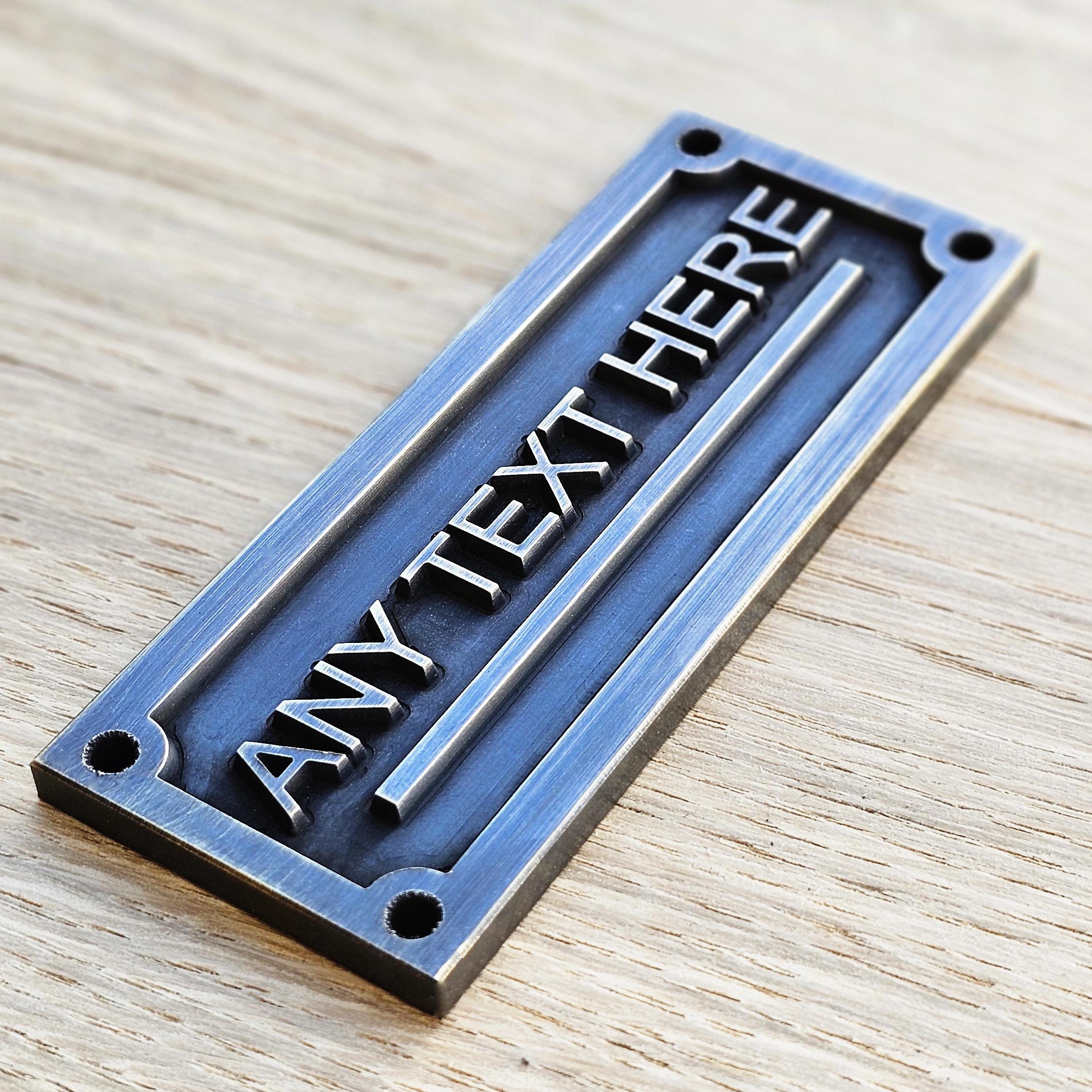 Custom Brass Name Plate & Door Signs – Personalized Plaques for Wall or ...