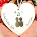 Family Personalised Hanging Heart Pebble Decoration Gift Ornament Gifts ...