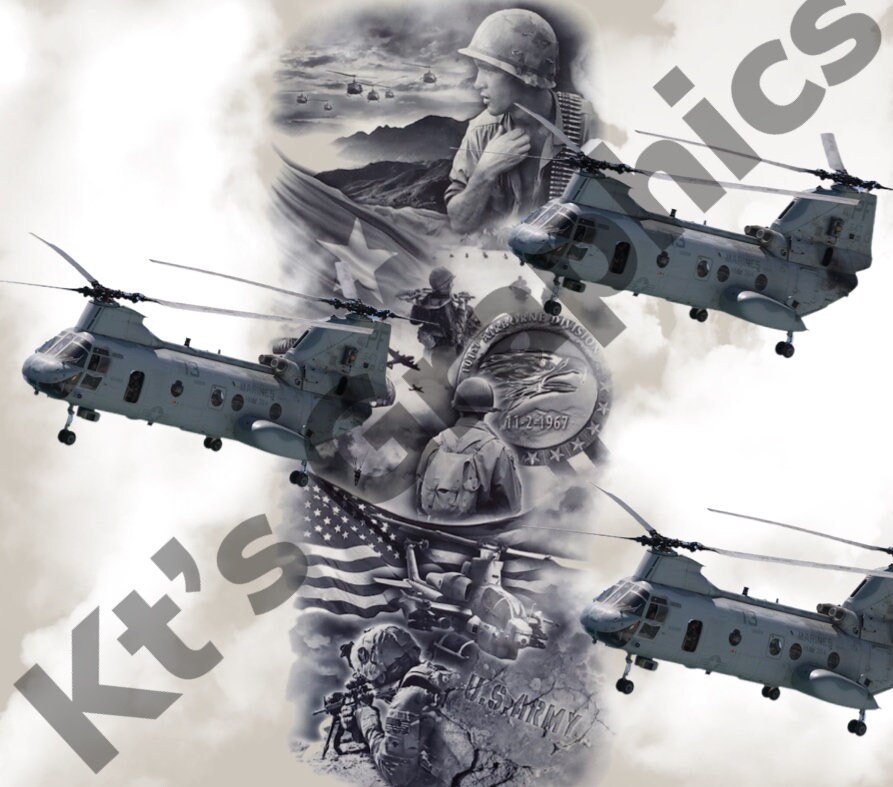 Marine Helicopter Sublimation Tumbler - Etsy