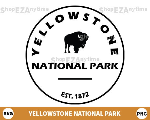 Yellowstone National Park Design Yellowstone National Park - Etsy