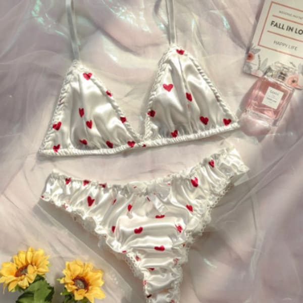 Shop Satin Lingerie Online - Etsy