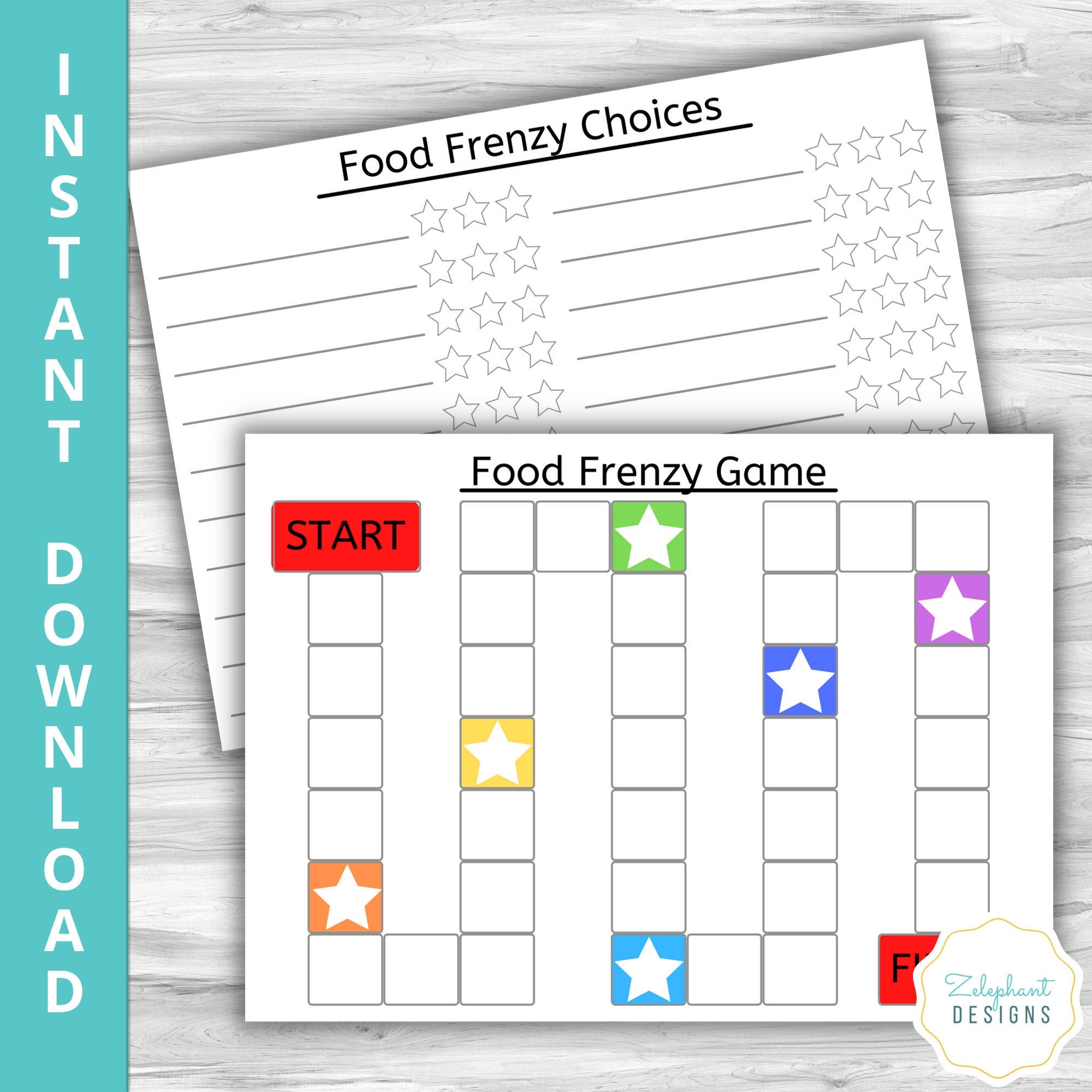 Food Frenzy Game - Etsy