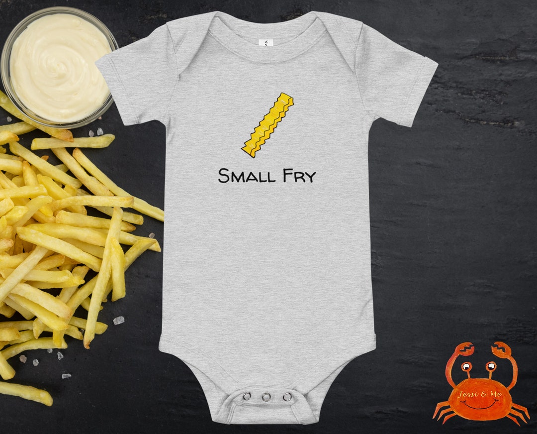 Baby One Piece Small Fry Design, Baby Bodysuit Crinkle Cut Fry Outfit ...